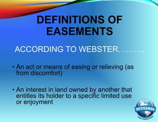 Easements | PPTX