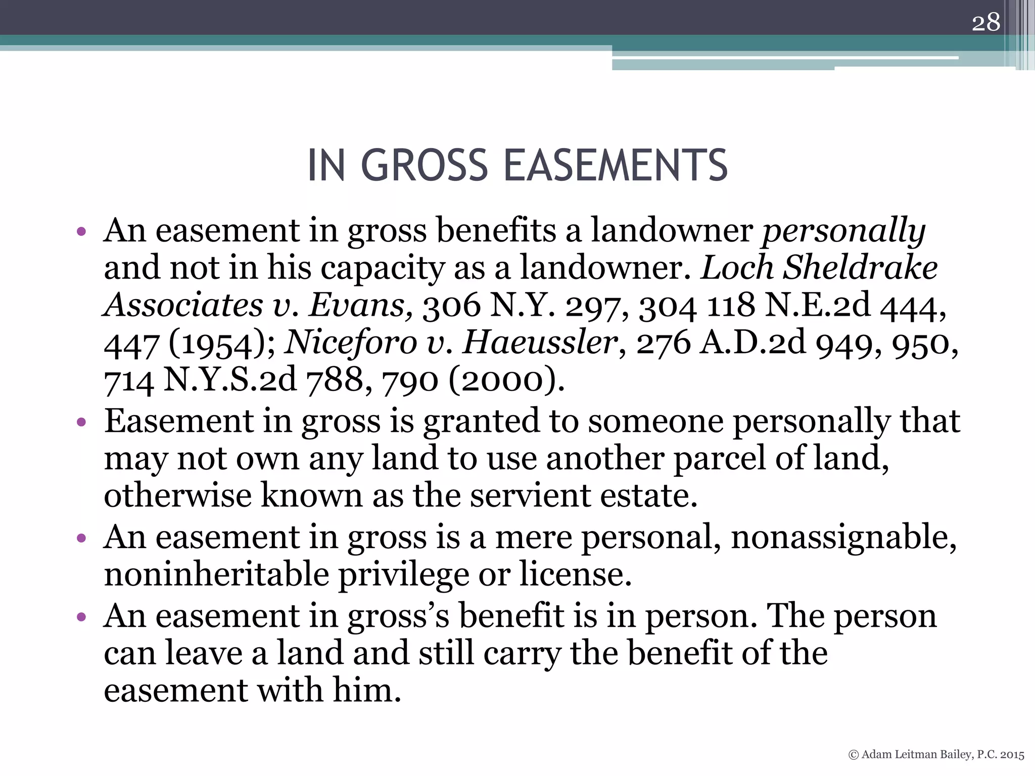 Understanding Easement Litigation | PPTX