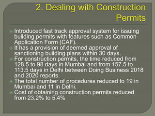 Ease of doing business in india | PPTX