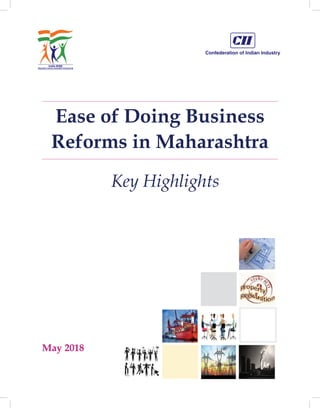 Ease Of Doing Business - Reforms in Maharashtra - May 2018 | PDF