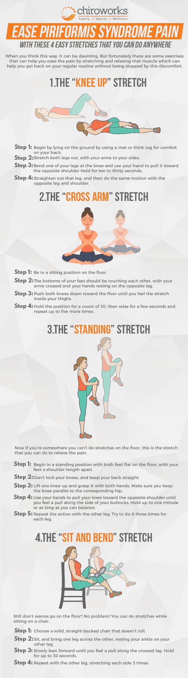 Ease Piriformis Syndrome Pain With These 4 Easy Stretches That You Can ...