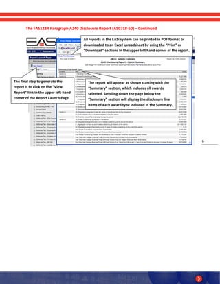 EASi Accounting Disclosure Guide | PDF