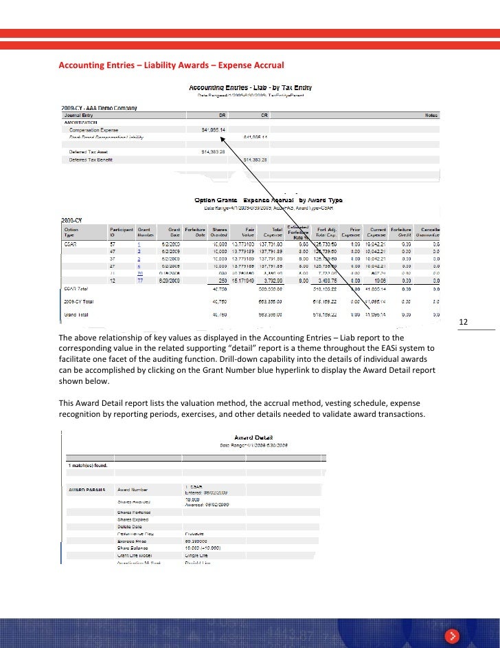 EASi Accounting Disclosure Guide