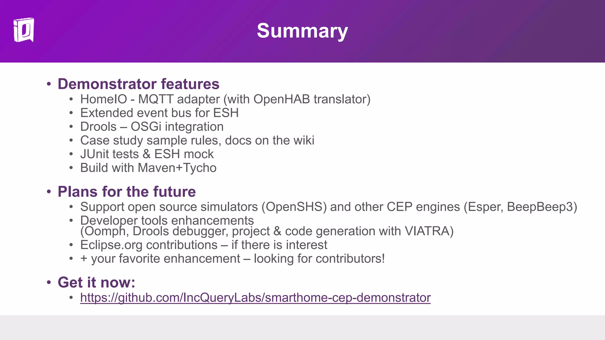 Easier smart home development with simulators and rule engines | PPT