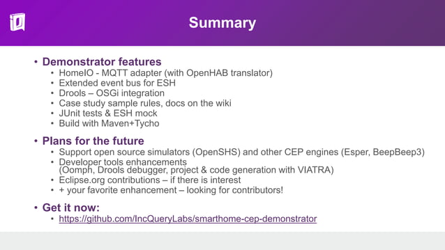 Easier Smart Home Development With Simulators And Rule Engines Ppt