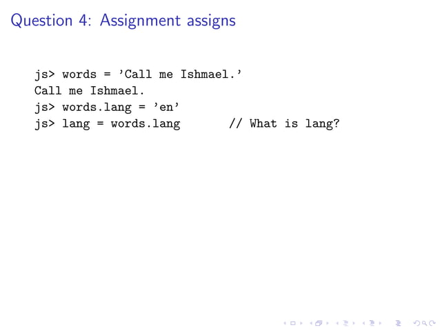 Javascript: The easiest quiz in the world ever | PPT
