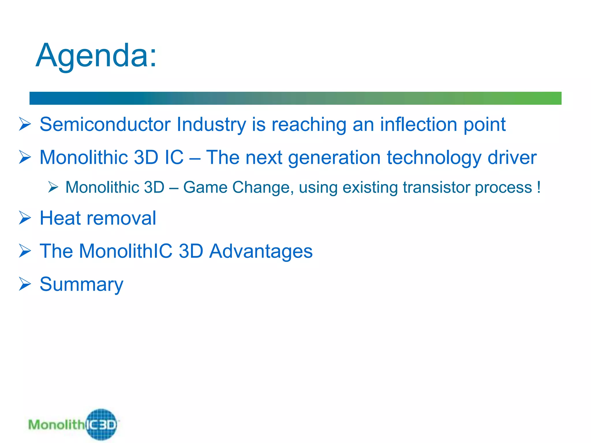 Easiest Monolithic 3D IC | PPTX | 3-D Graphics | Computer Software and Applications