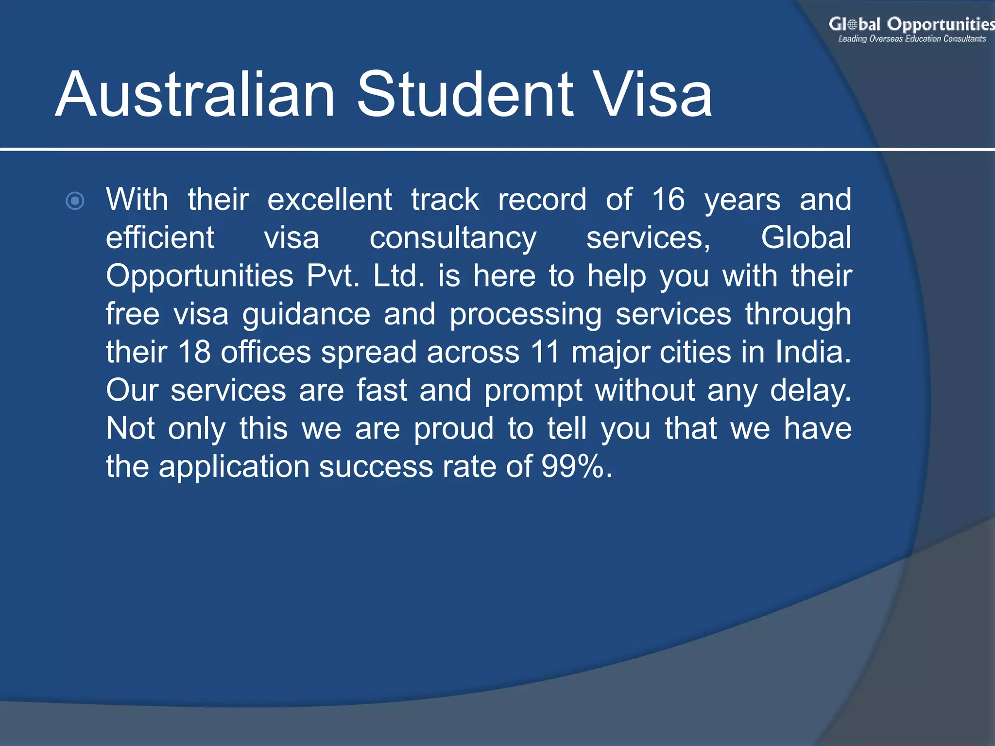 Easiest Way To Get Your Australian Student Visa | PPTX