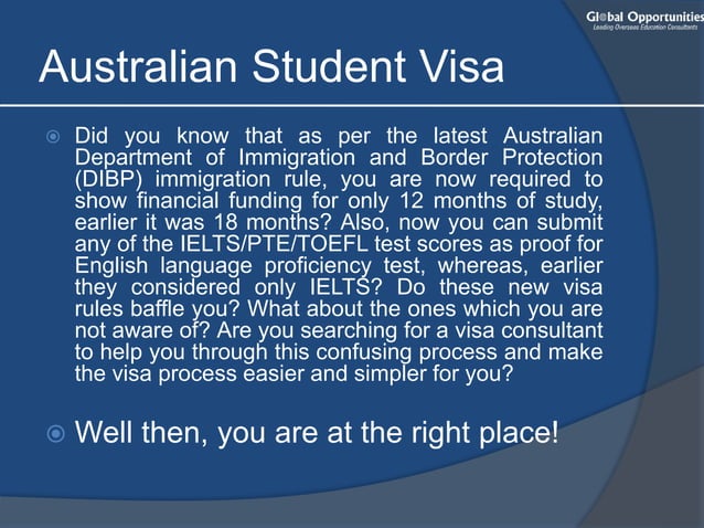 Easiest Way To Get Your Australian Student Visa | PPTX