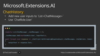 Easily Add GenAI to .NET Apps using Microsoft.Extensions.AI