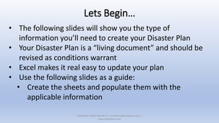 Easily create a written DR plan | PDF | Business Utilities | Business