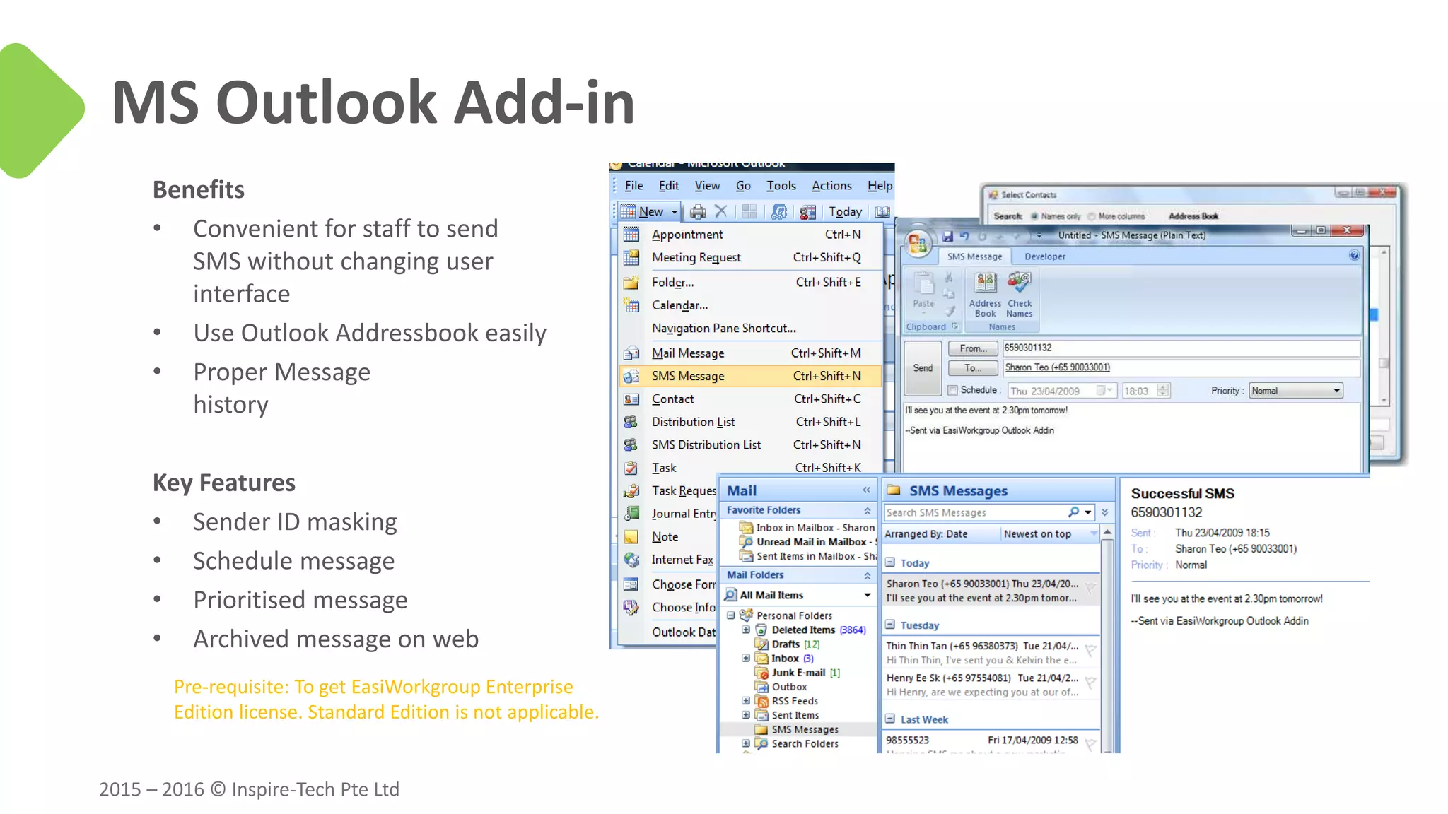 EasiSMS Desktop Messaging | PPTX | Email | Internet