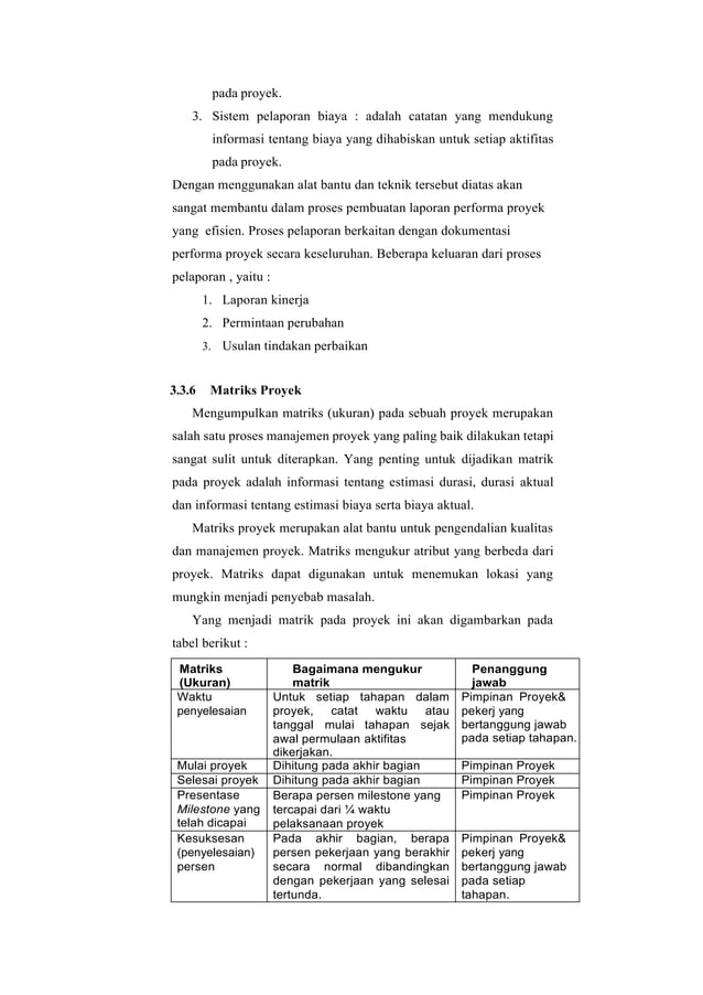 Eas mppl perencanaan proyek | PDF