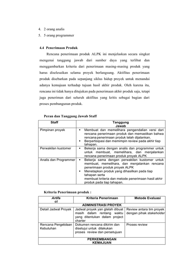 Eas mppl perencanaan proyek | PDF