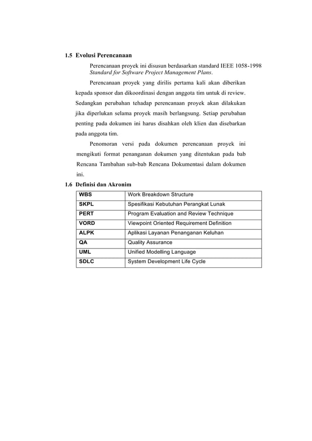 Eas mppl perencanaan proyek | PDF