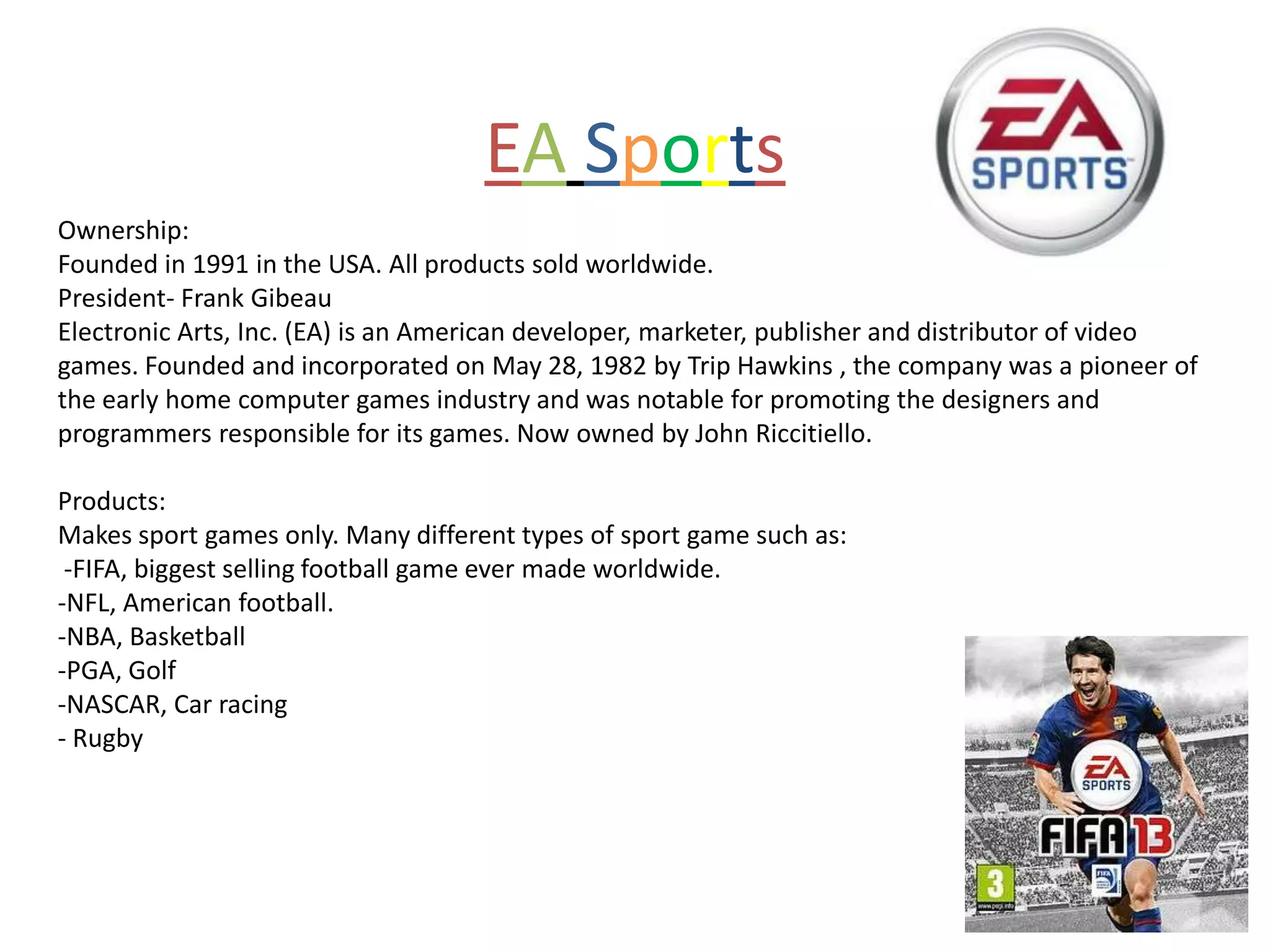 Ea sports | PPTX
