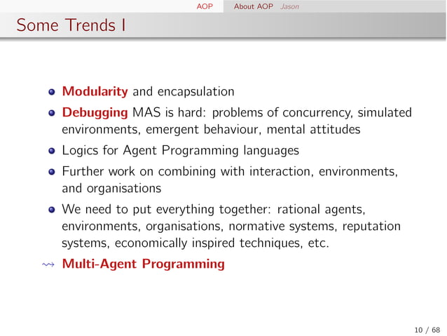 T3 Agent oriented programming languages | PPT