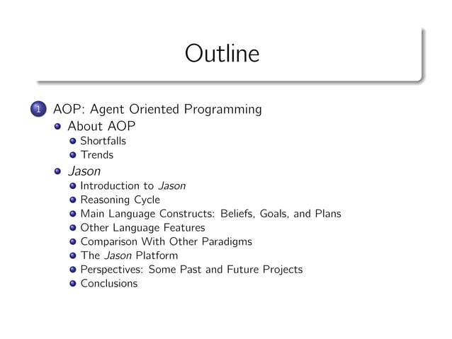 T3 Agent oriented programming languages | PPT