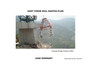 East timor rail master plan slsh | PDF