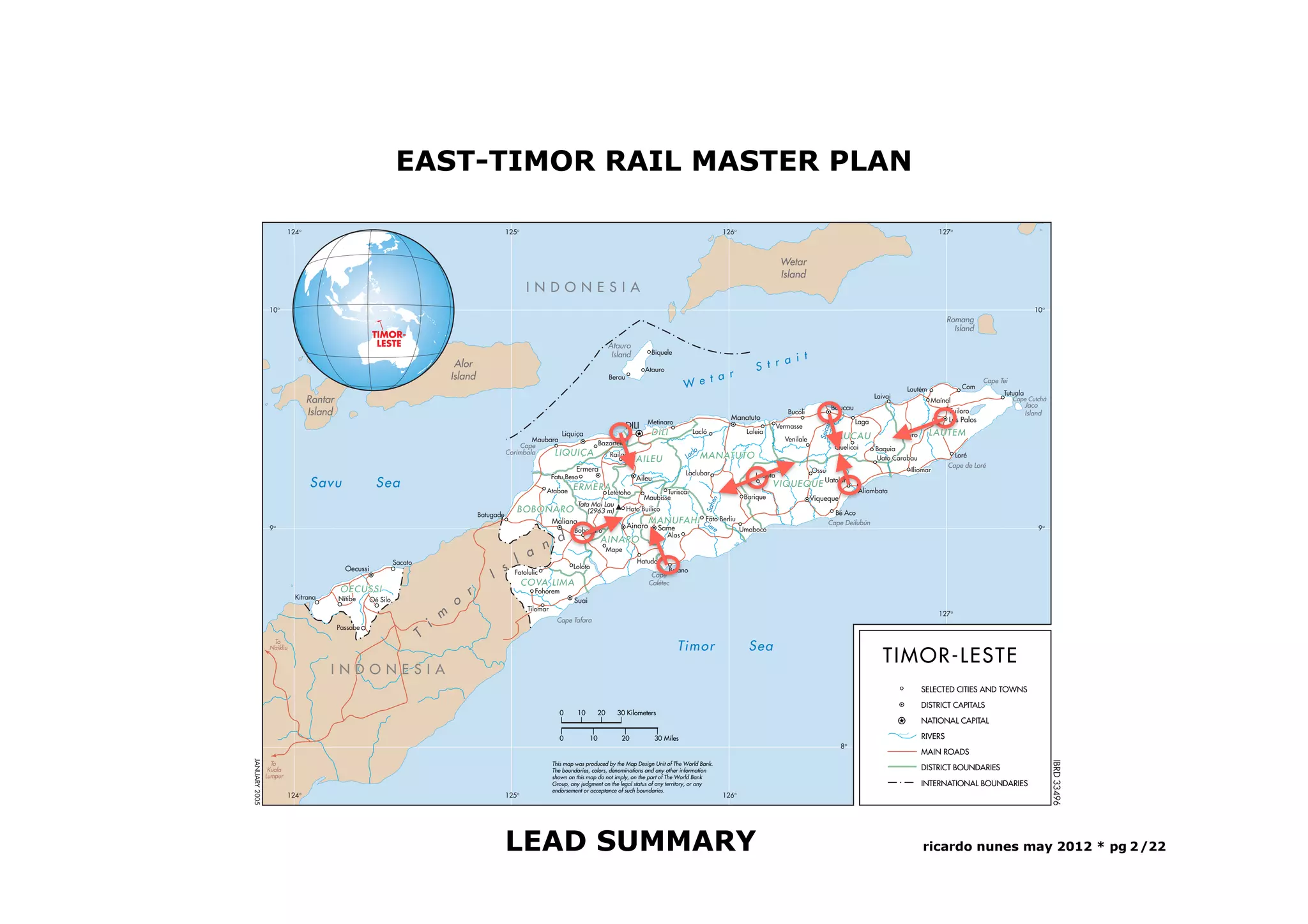 East timor rail master plan slsh | PDF