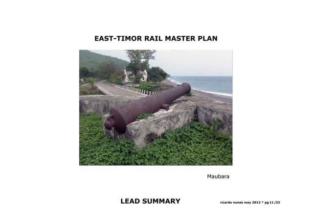 East timor rail master plan slsh | PPT