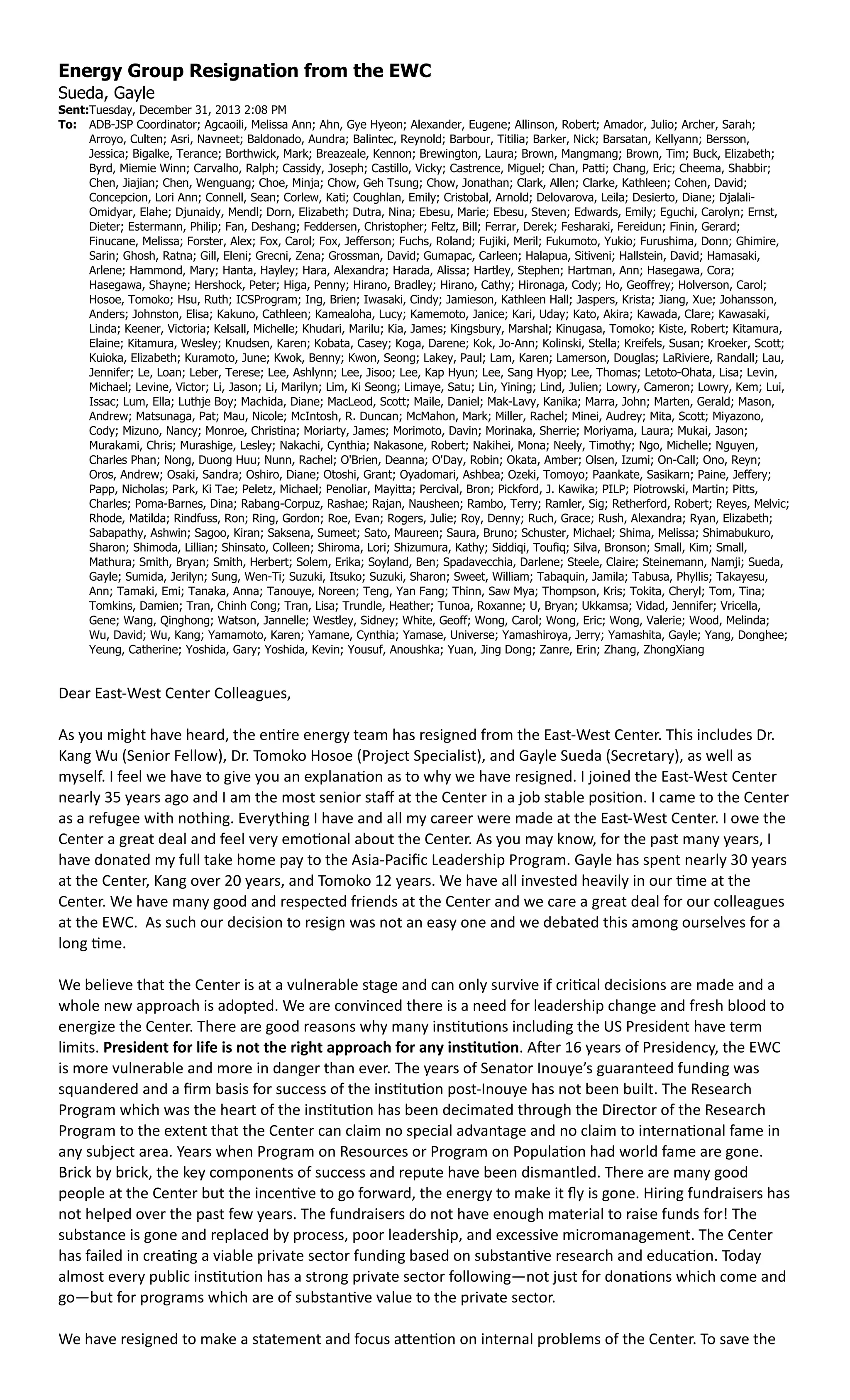 East West Center Pdf