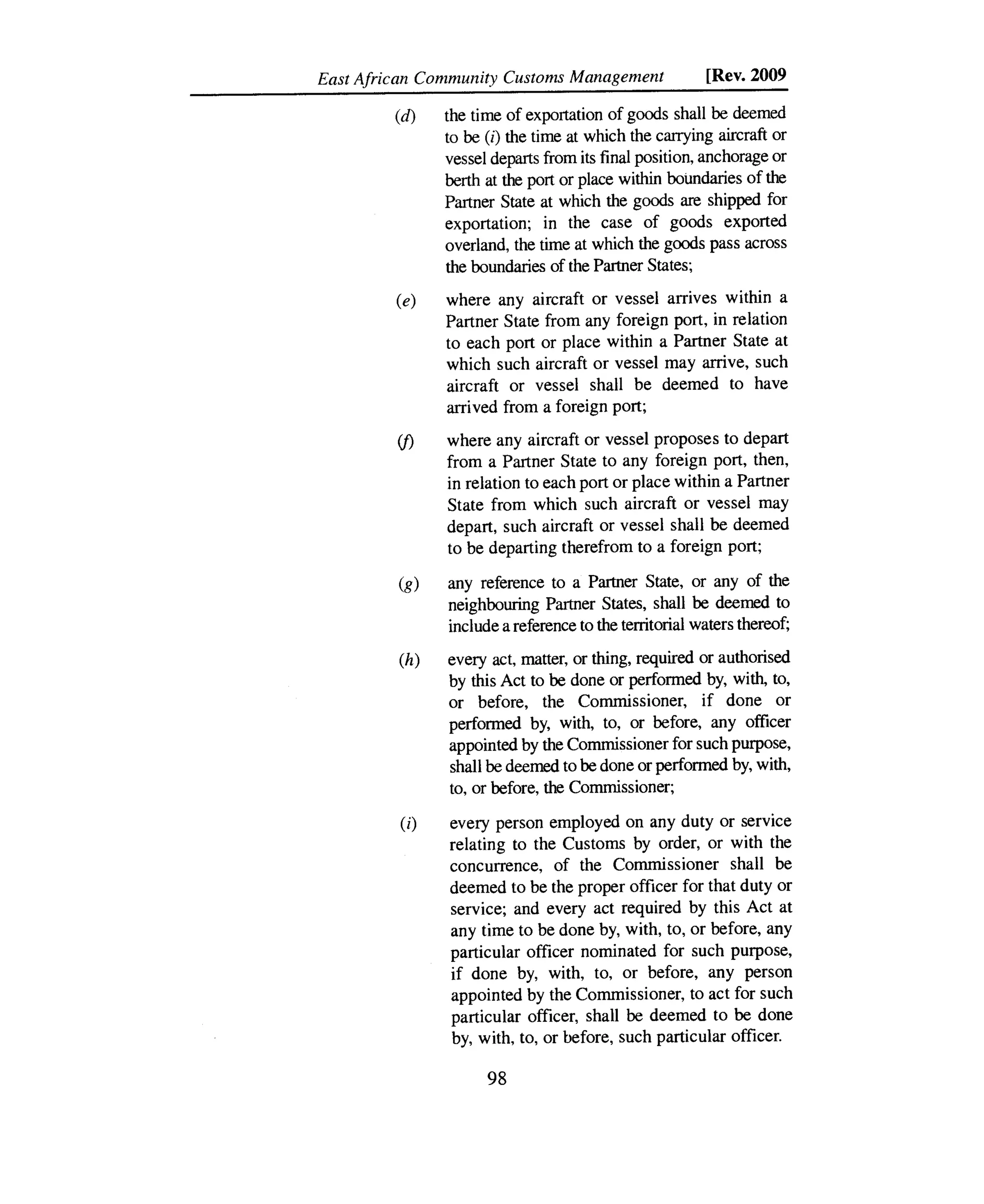 East african community_customs_management_act_2004 | PDF