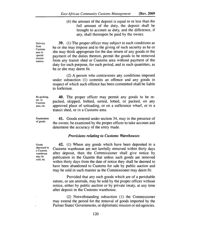 East african community_customs_management_act_2004 | PDF