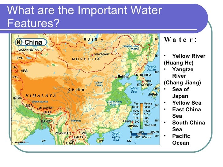 Asia Water Map