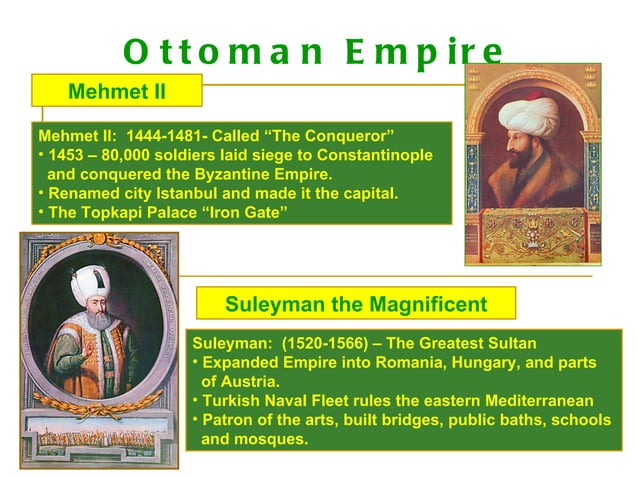 East asia and muslim empires test review | PPT
