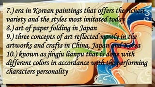 East asian arts1 | PPTX