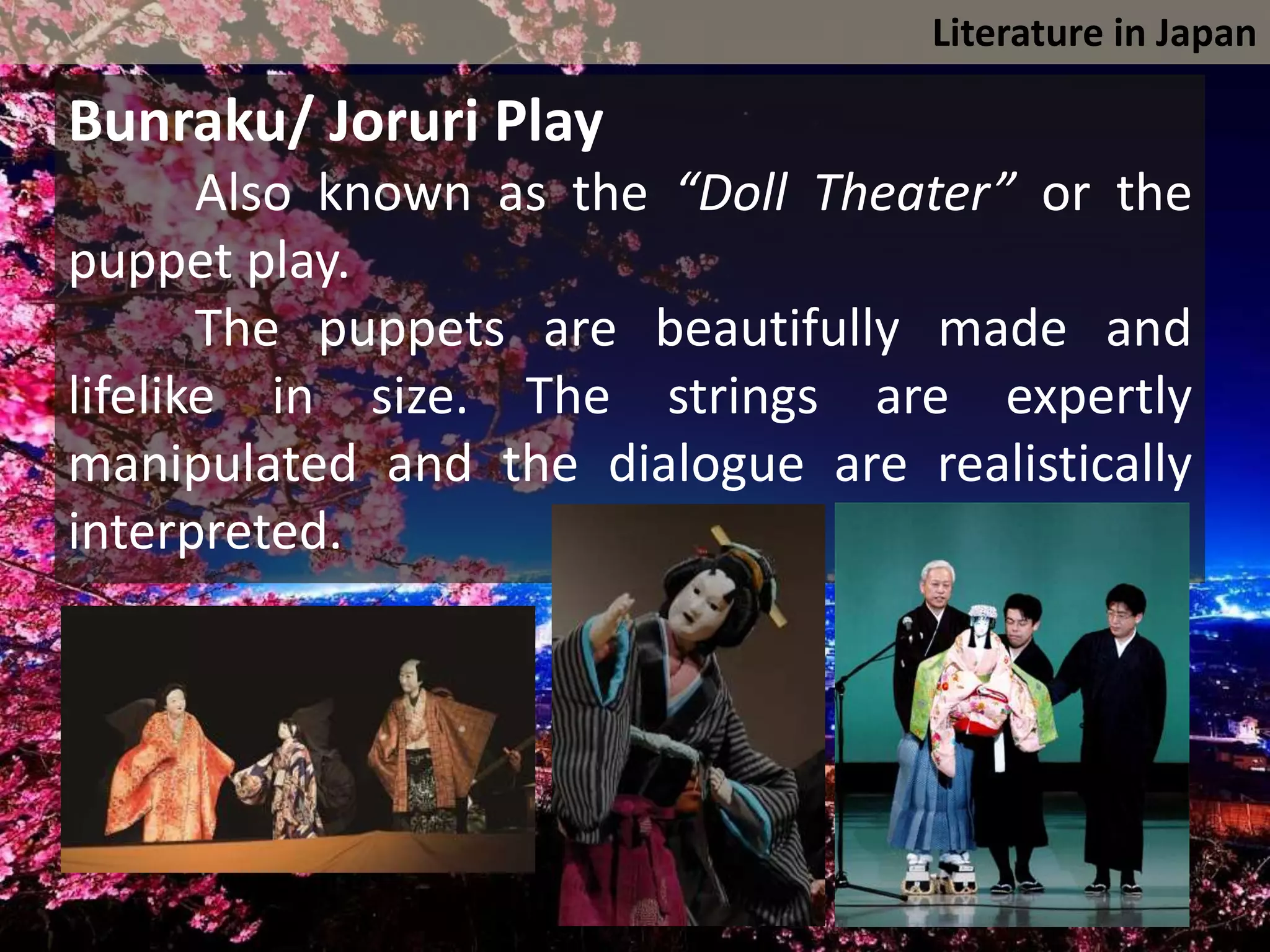 East Asian Literature (China, Japan & Korea) | PPTX