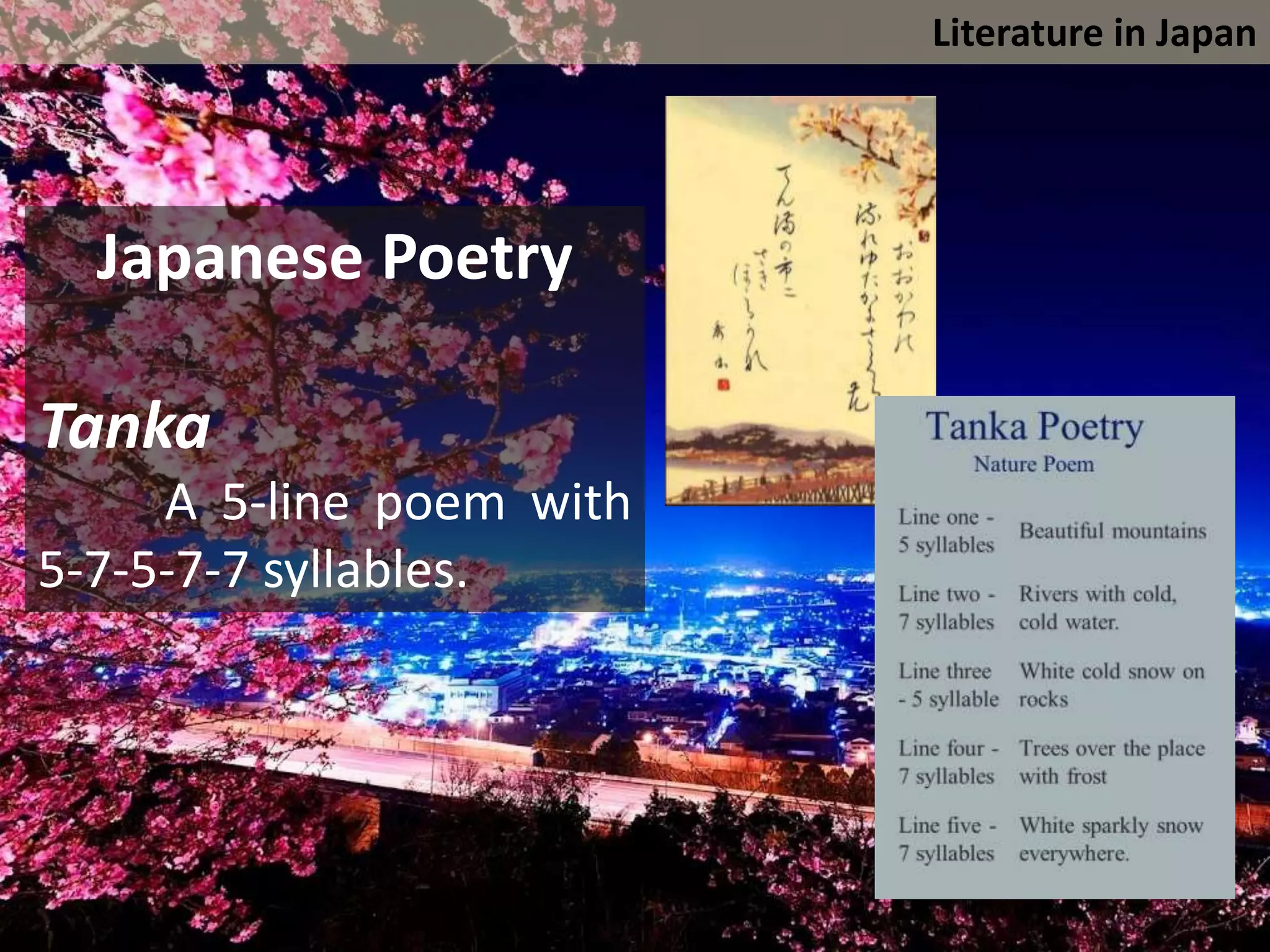 East Asian Literature (China, Japan & Korea) | PPTX