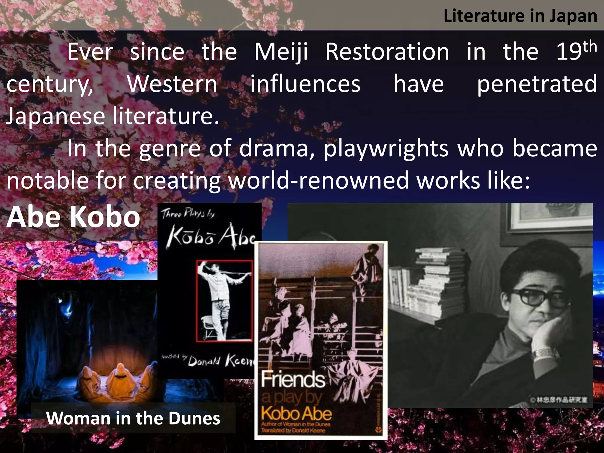 East Asian Literature (China, Japan & Korea) | PPTX