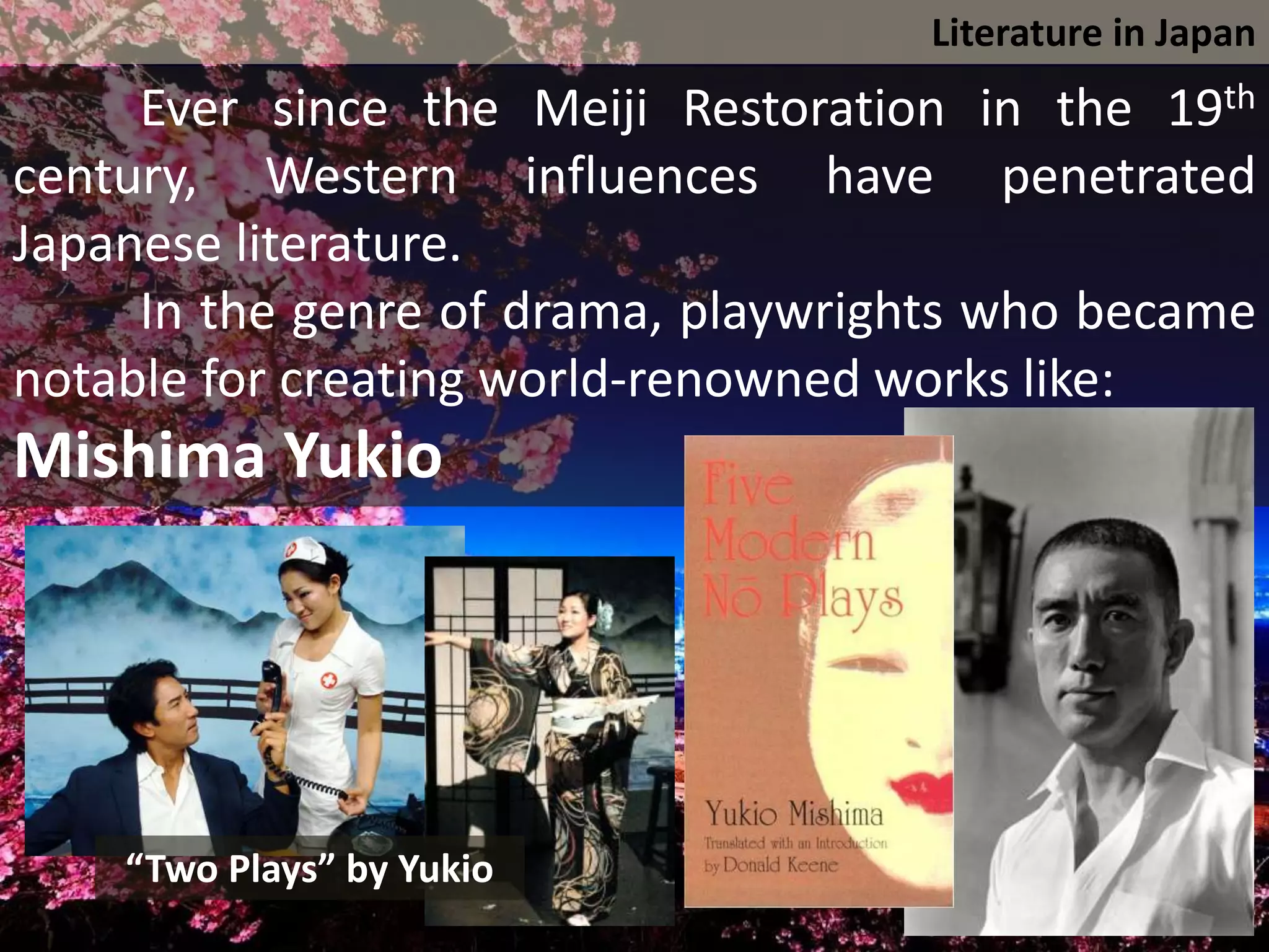 East Asian Literature (China, Japan & Korea) | PPTX