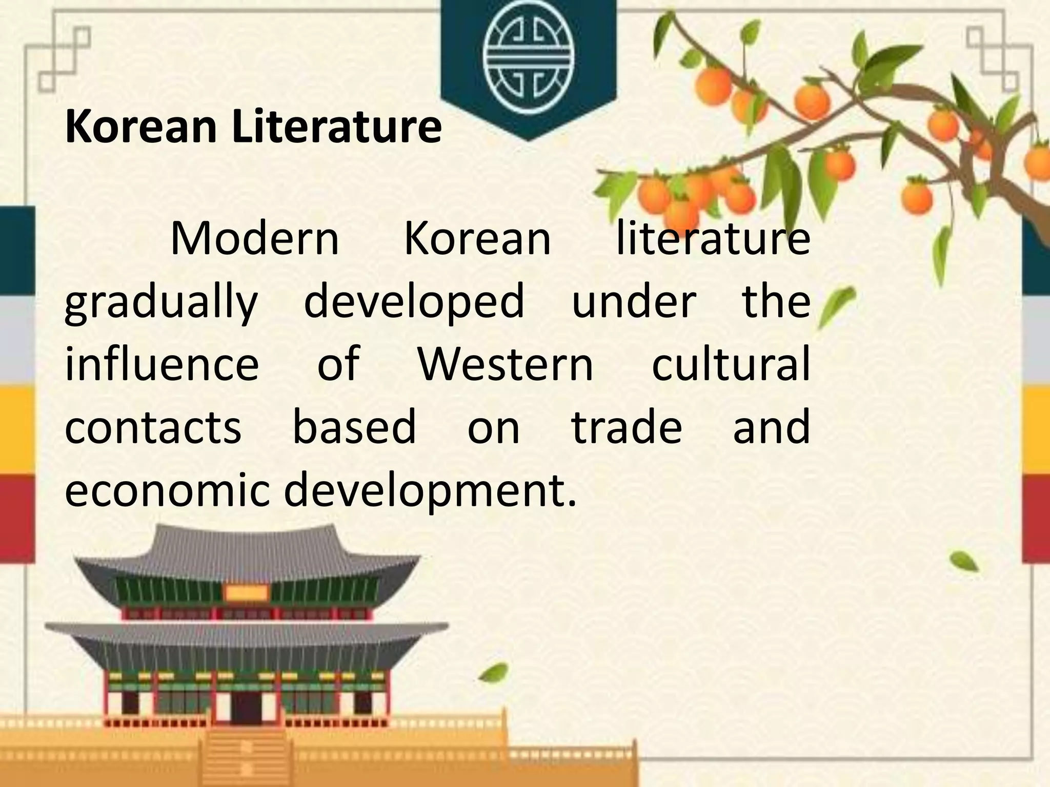 East Asian Literature (China, Japan & Korea) | PPTX