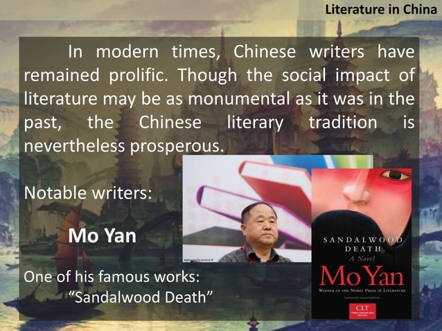 East Asian Literature (China, Japan & Korea) | PPTX