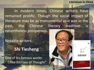 East Asian Literature (China, Japan & Korea) | PPTX