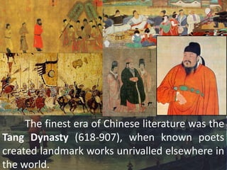 East Asian Literature (China, Japan & Korea) | PPTX