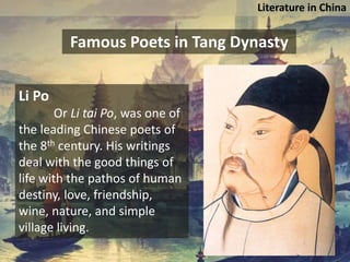 East Asian Literature (China, Japan & Korea) | PPTX