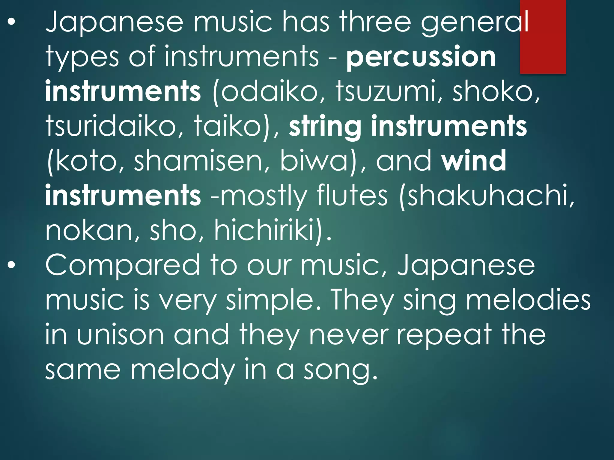 Grade 8 - Music of East Asia (2nd Quarter) | PDF