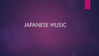 East Asian Music.pptx | Reggae | Music