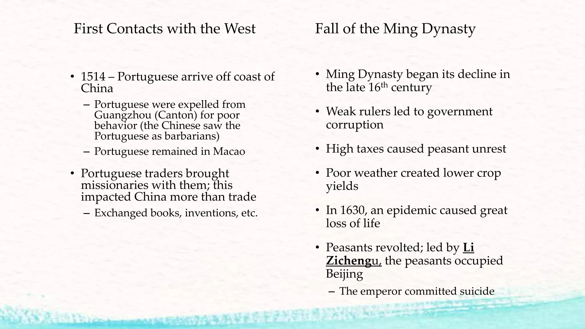 East asian world 1400 to 1800 | PPTX