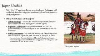 East asian world 1400 to 1800 | PPTX