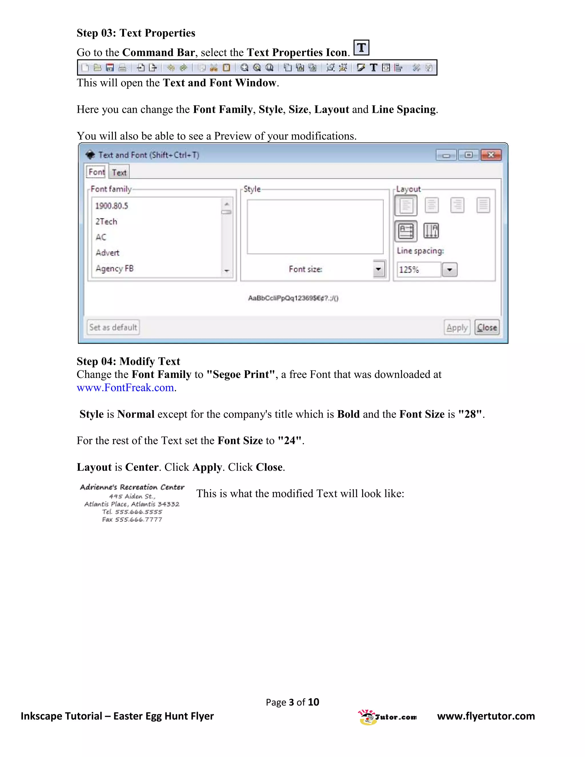 Inkscape Tutorials: Easter Egg Hunt Flyer | PDF
