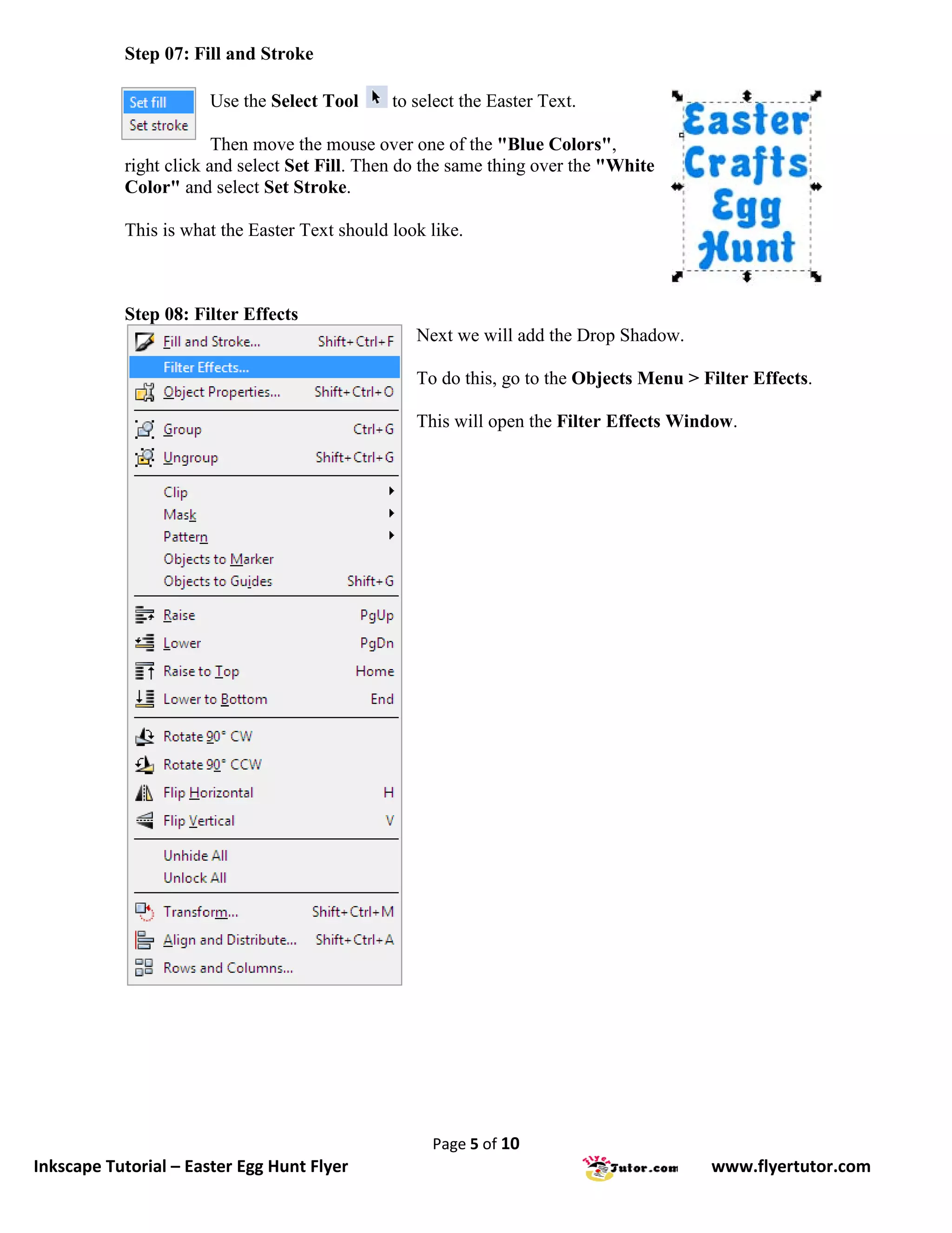 Inkscape Tutorials: Easter Egg Hunt Flyer | PDF