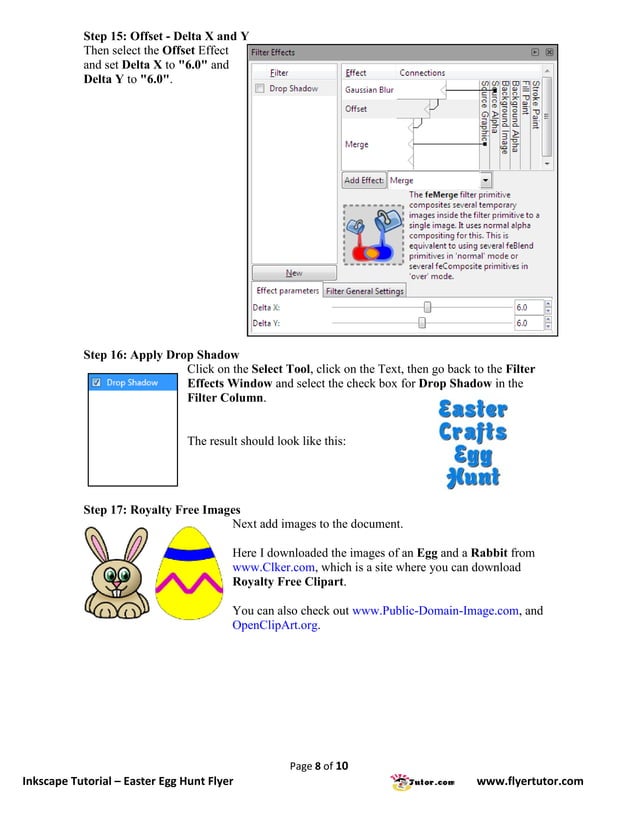Inkscape Tutorials: Easter Egg Hunt Flyer | PDF