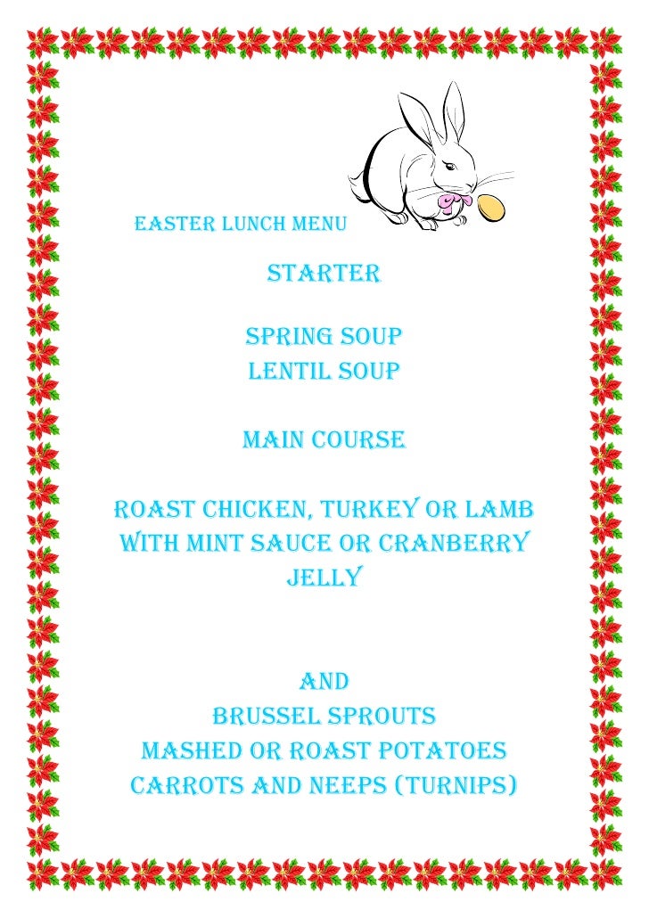 Easter Lunch Menus From Scotland easter-lunch-menus-from-scotland