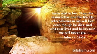 45 Glorious Easter Bible Verses For a Sunday of Redemption | PPT