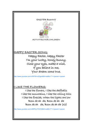 Easter bunny proyect | PDF